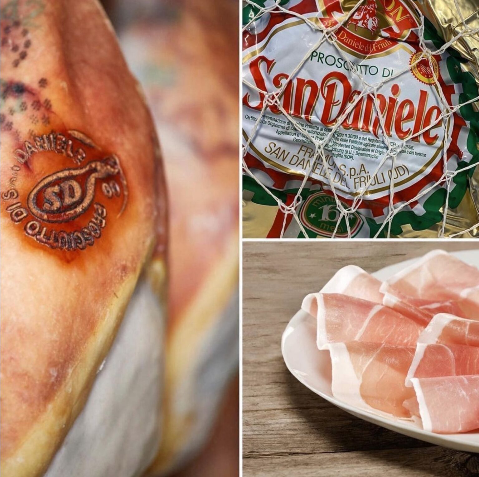 Prosciutto San Daniele, myymälässä - Italian Herkut