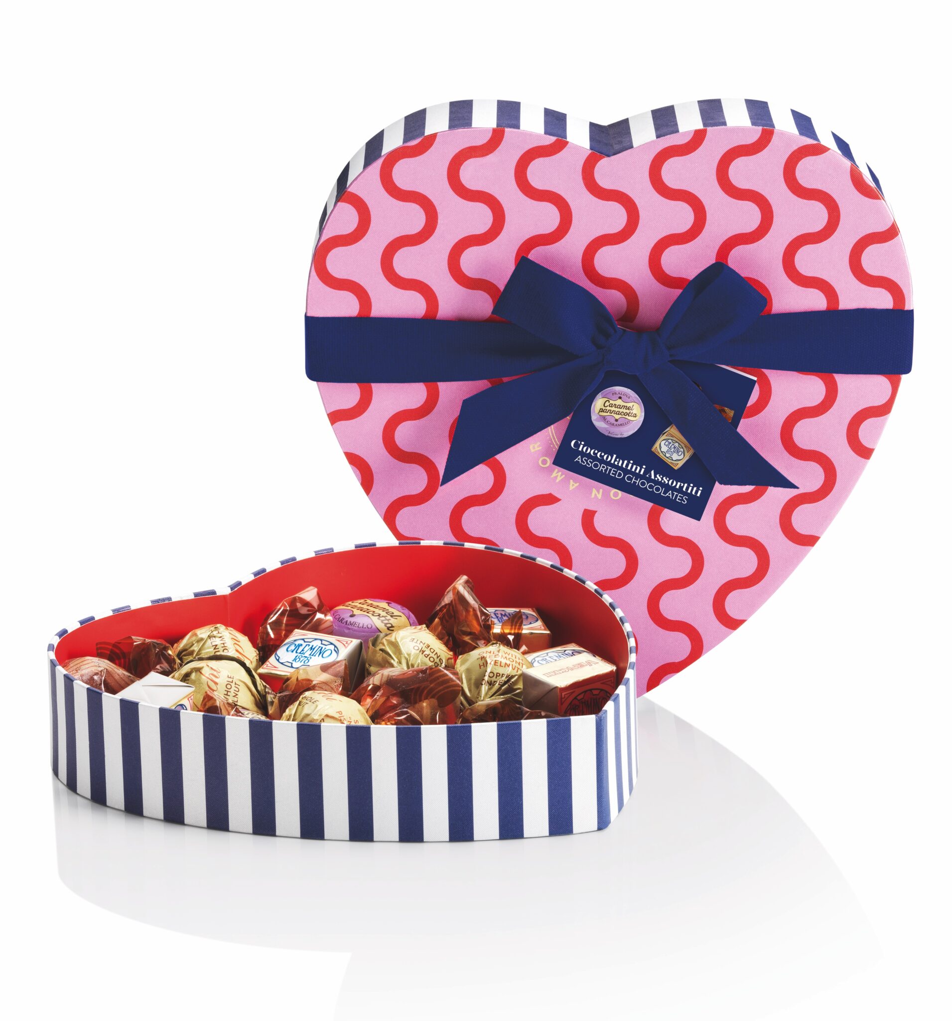 Assorted chocolates Valentine's heart box 240g, Venchi - Italian Herkut
